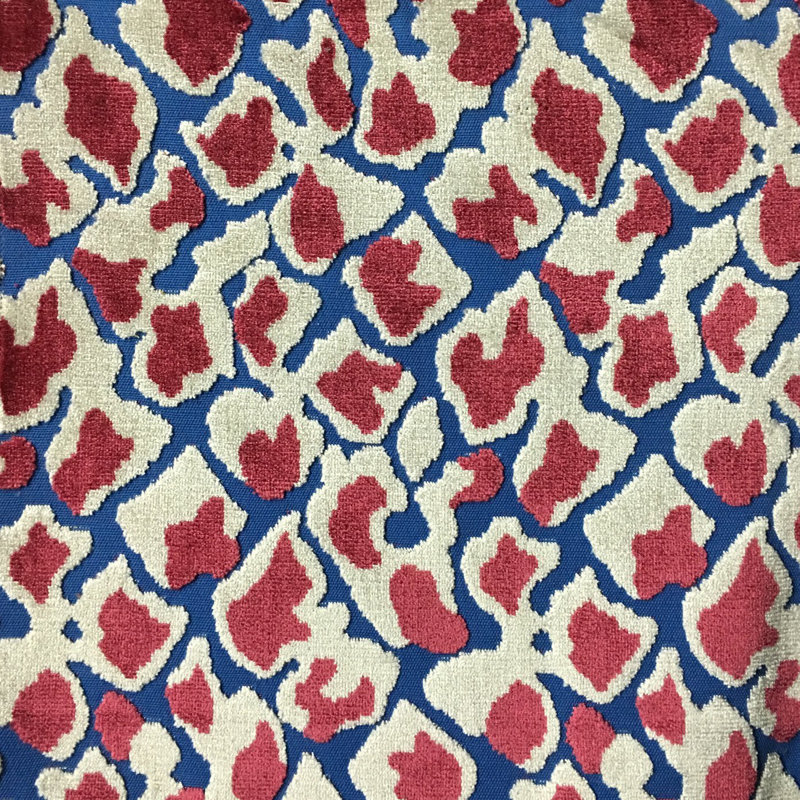 Top Fabric Swagger-Hendrix Leopard Cut Velvet Upholstery Fabric ...