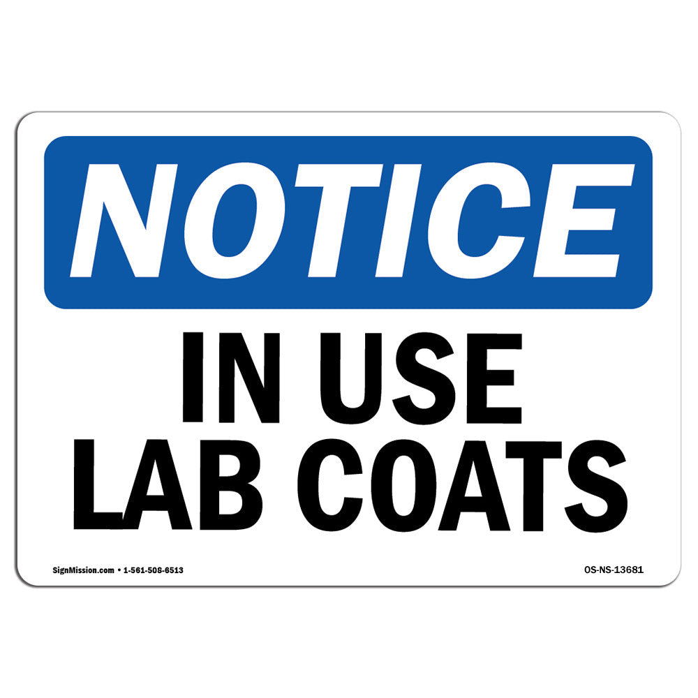 SignMission In Use Lab Coats Sign | Wayfair