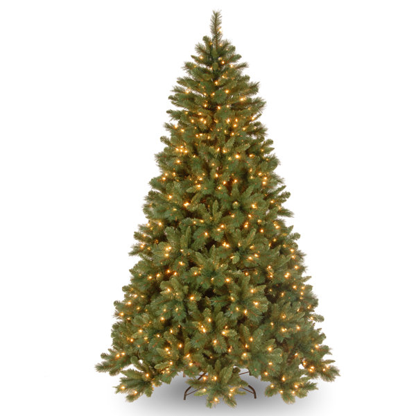 The Seasonal Aisle Boulder 7.5ft Green Pine Artificial Christmas Tree ...