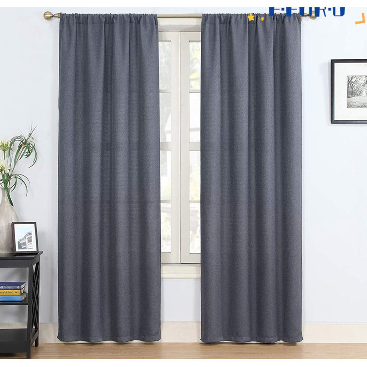 Latitude Run® Polyester Semi-Sheer Curtain Panel | Wayfair