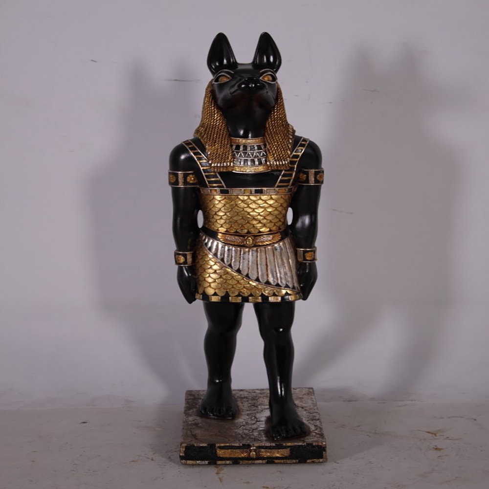 Bungalow Rose Egyptian Anubis Small Statue | Wayfair