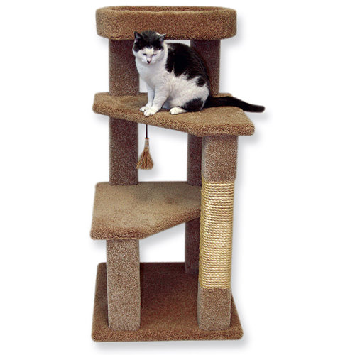Tucker Murphy Pet™ Hawkesbury 46" Kitty Villa Cat Tree & Reviews | Wayfair