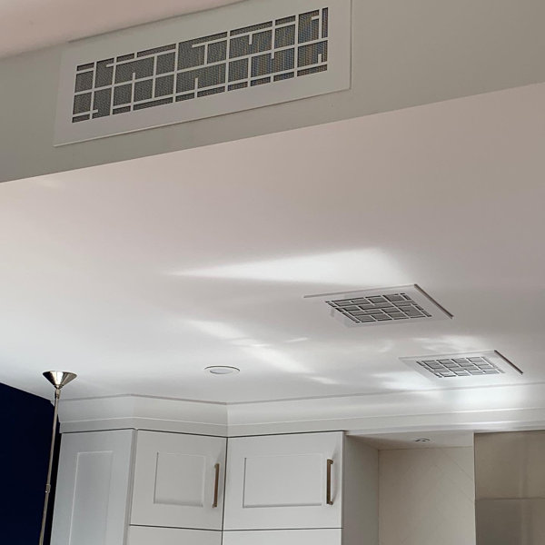 TedStuff Contemporary Pattern Metal Wall and Ceiling Register | Wayfair