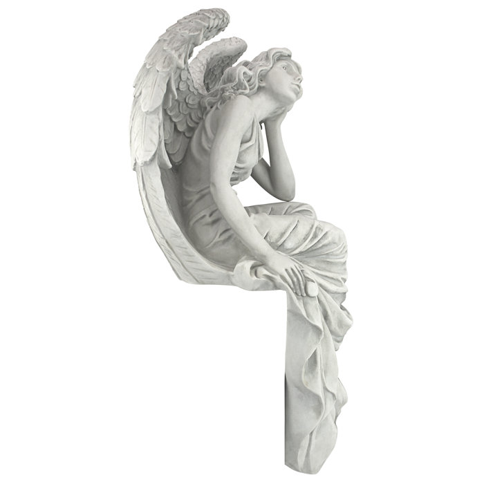Design Toscano Resting Grace Sitting Angel Statue & Reviews | Wayfair.co.uk