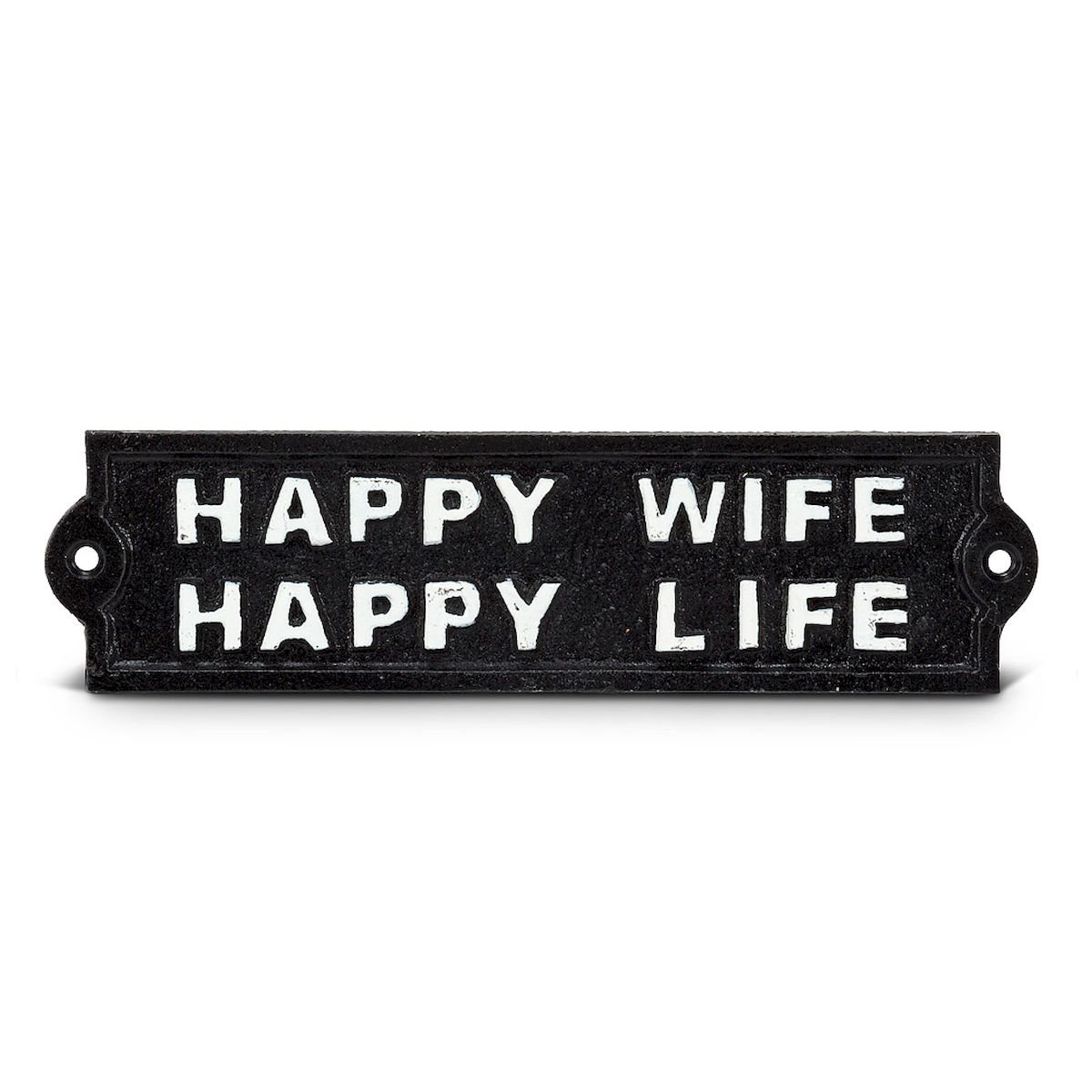 Red Barrel Studio® Happy Wife Happy Life Sign | Wayfair