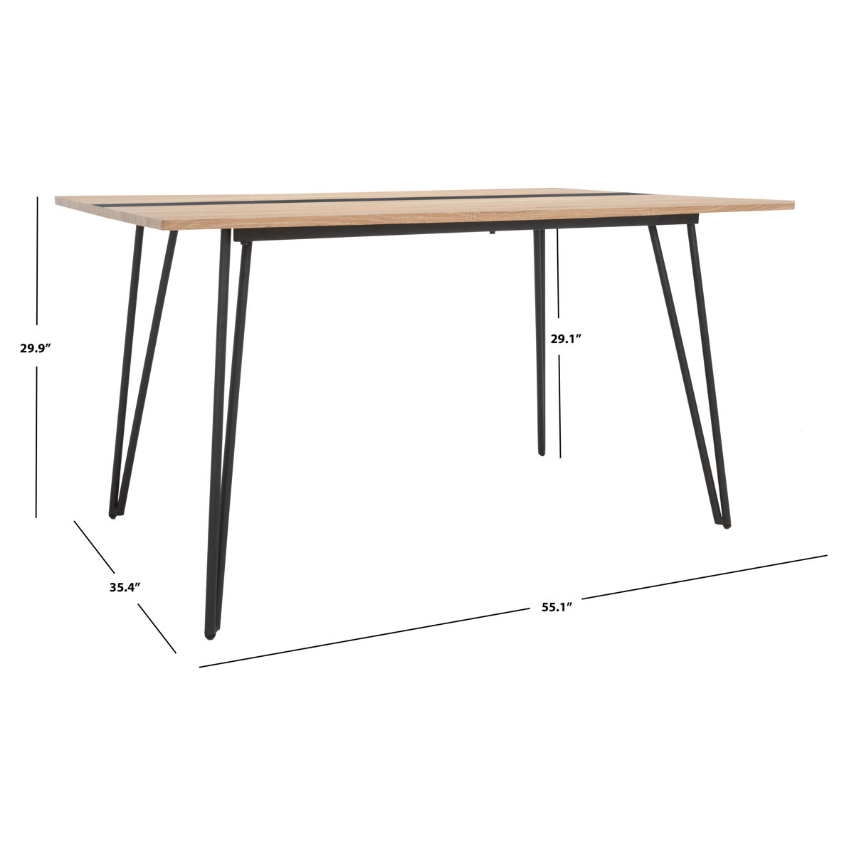 Corrigan Studio® Fisch 55.1'' Dining Table | Wayfair