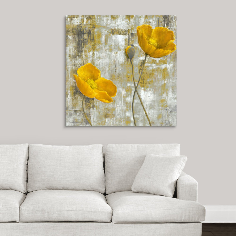 Great Big Canvas Yellow Flowers Yellow Flowers I - Print & Reviews ...