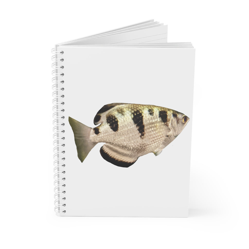 Marick Booster Silver and Black Fish Spiral Notebook | Wayfair