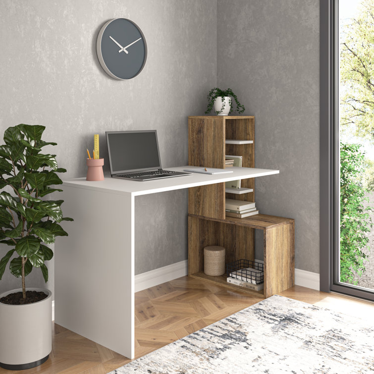 Latitude Run® Multiple Tier Modern Desk | Wayfair