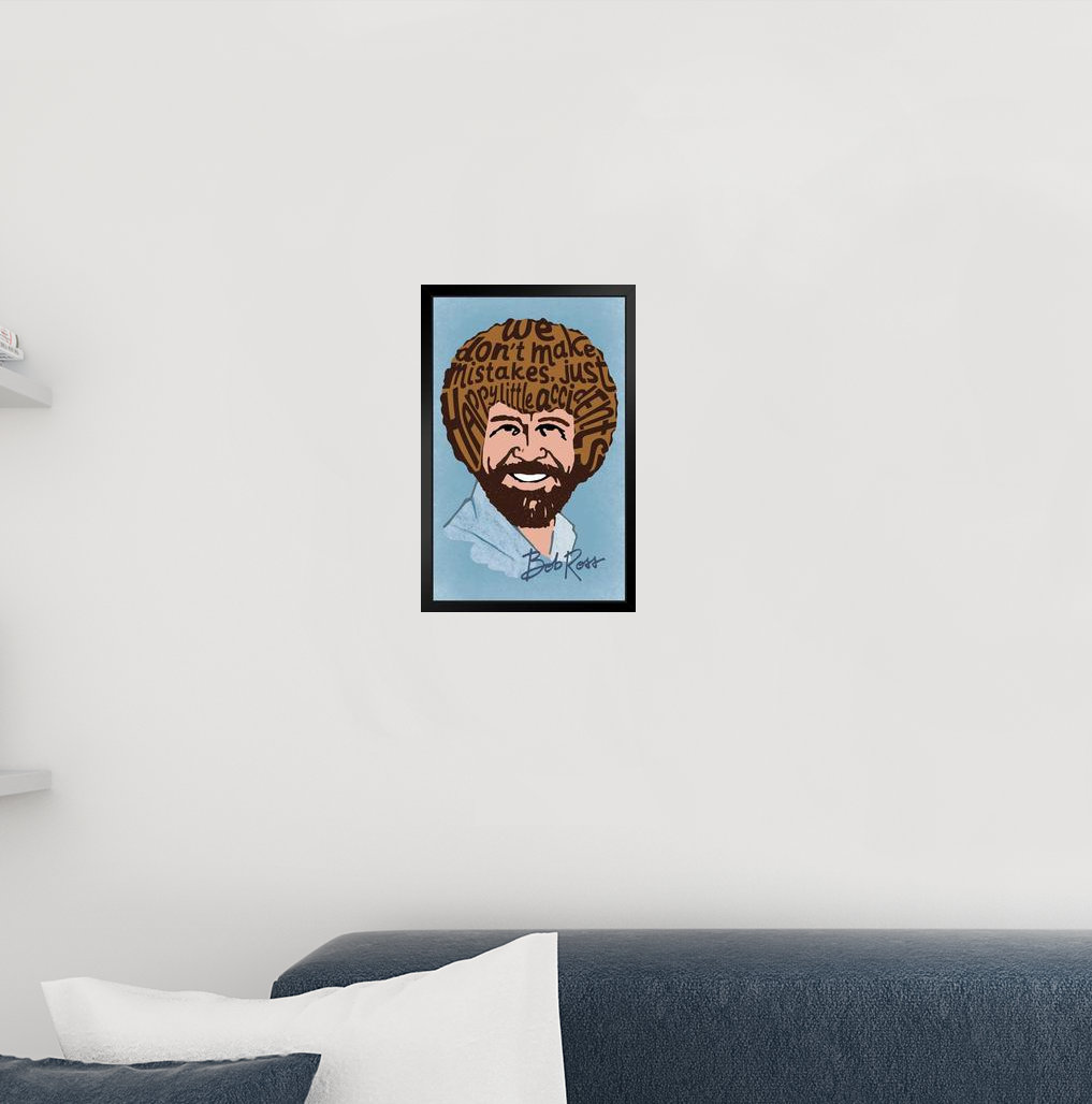 Trinx Bob Ross Happy Little Accidents Word Bob Ross Poster Bob Ross ...
