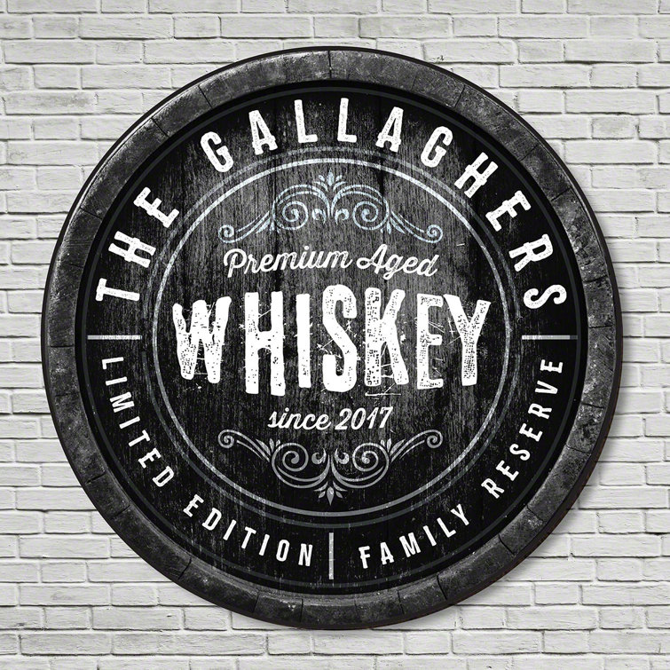 Ebern Designs Family Reserve Custom Made Whiskey Wall Décor | Wayfair