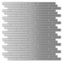 Speed tiles Linear 12" x 12" Metal Mosaic Tile & Reviews | Wayfair
