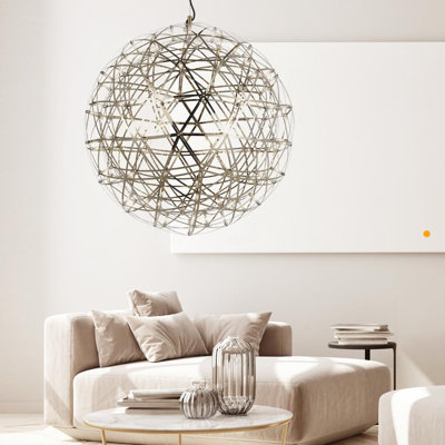 s.luce Atom 70 dimmable LED pendant lamp metal sphere | Wayfair.co.uk