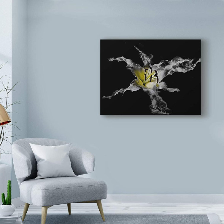 Latitude Run® Yellow Lily,Canvas Wall Art Yellow Lily - Wrapped Canvas ...