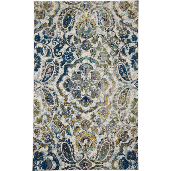 Paisley-polypropylene-rug | Wayfair