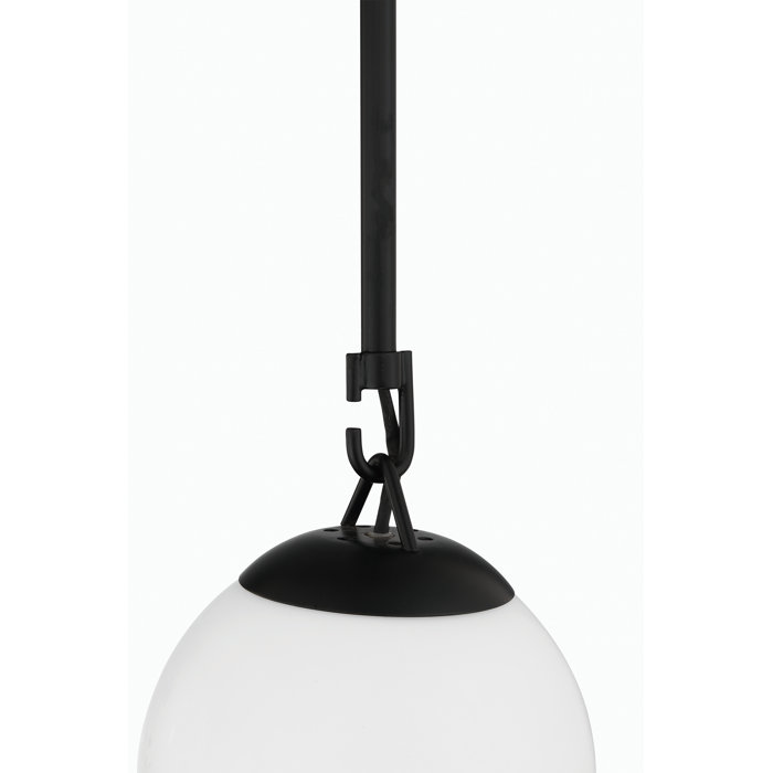 George Oliver Ison 1 - Light Single Globe Pendant | Wayfair
