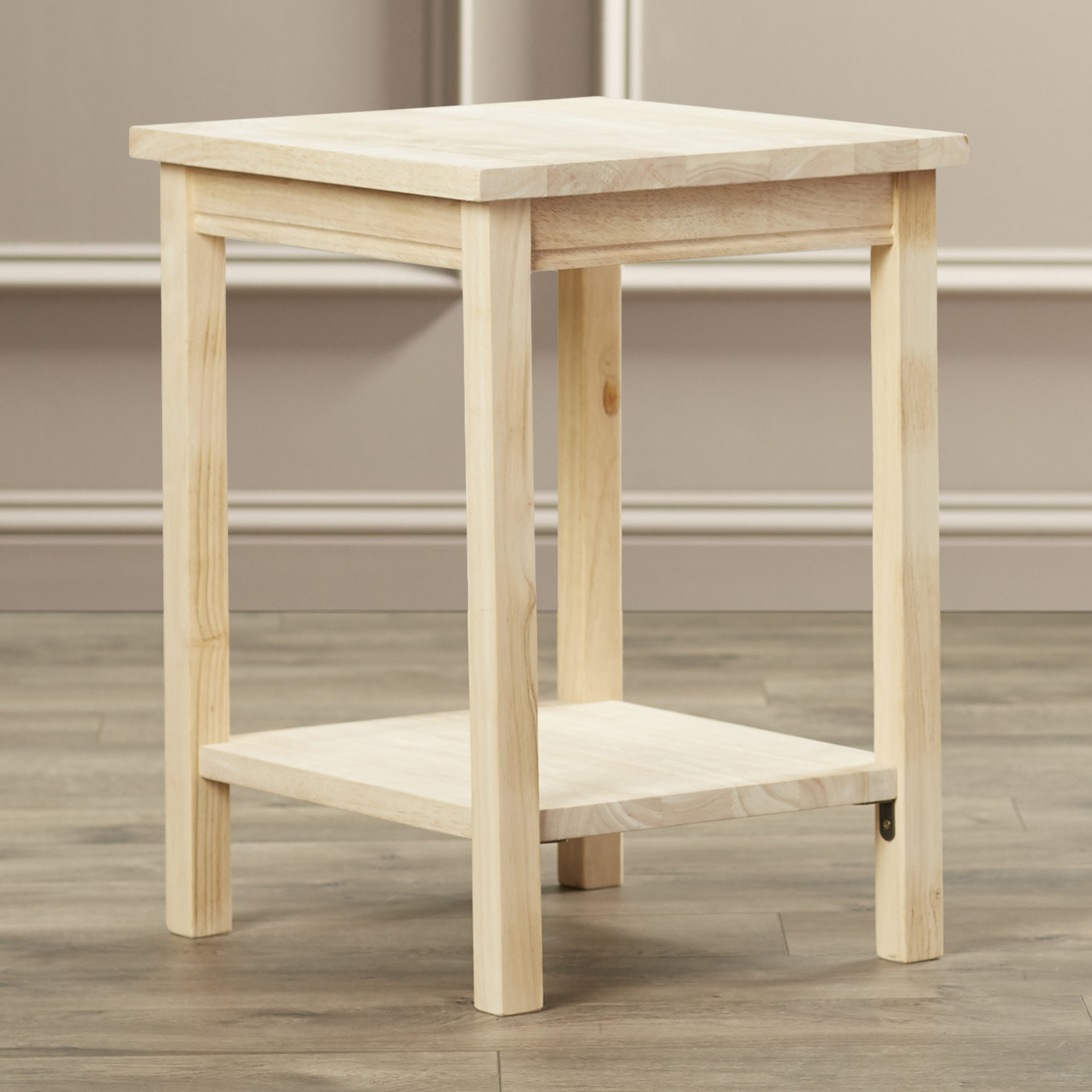 Mistana™ Lynn 20'' Tall Solid Wood End Table & Reviews | Wayfair