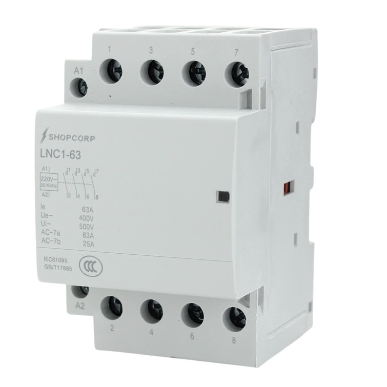 SHOPCORP 63 Amp 4 Pole Normally Open IEC 400V Contactor - Wayfair Canada