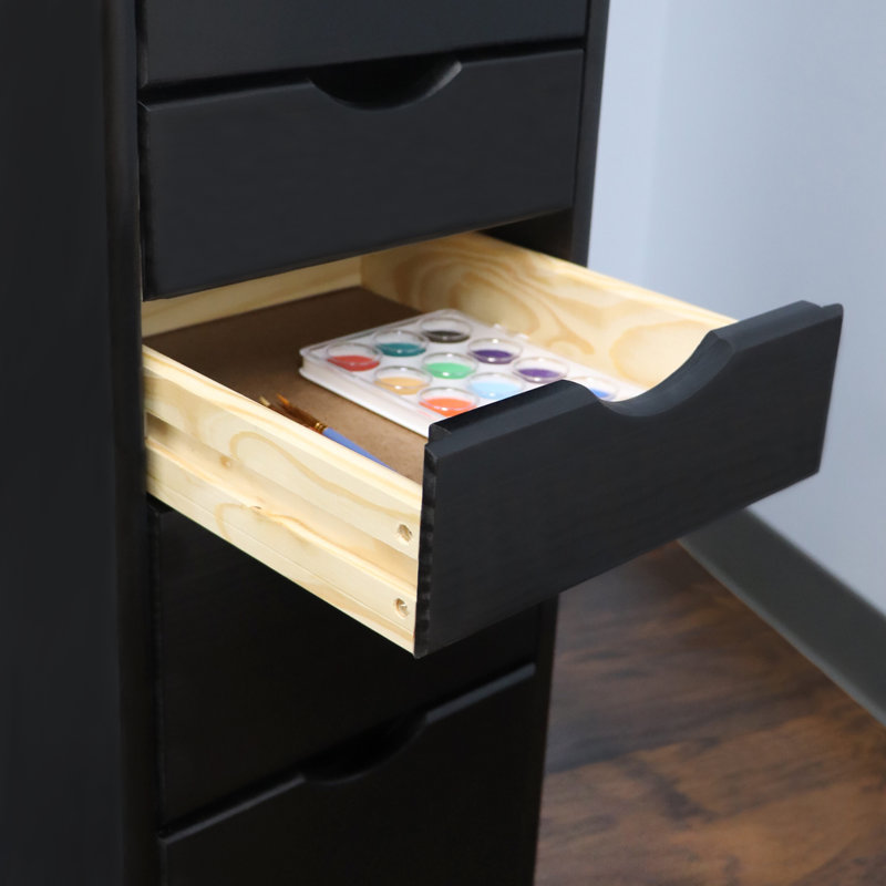 Rebrilliant Pringle 8 Drawer Rolling Storage Chest & Reviews | Wayfair