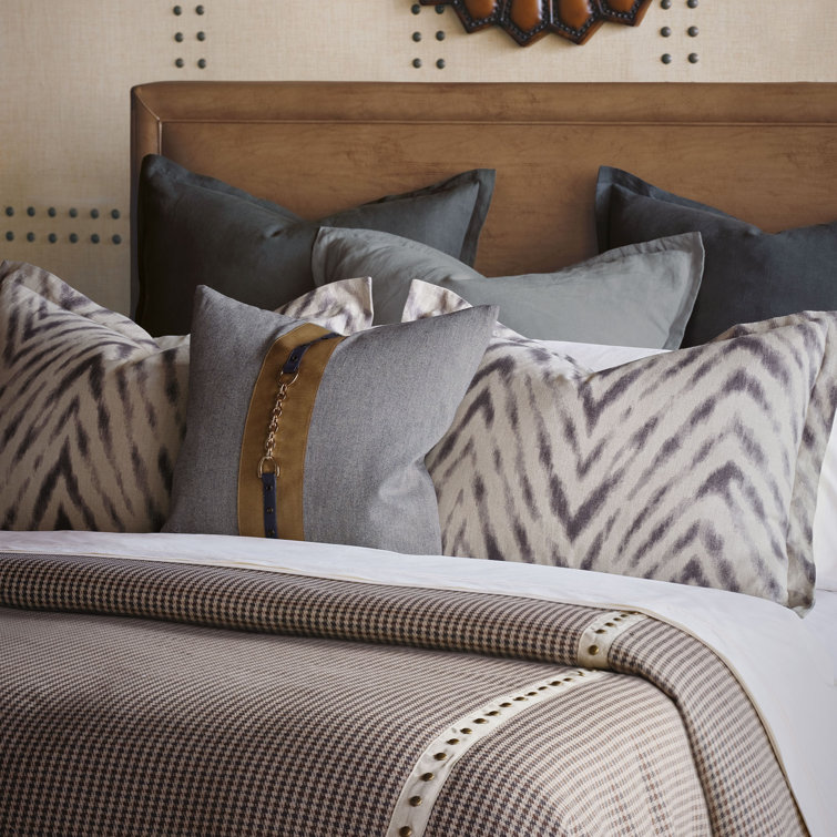 Eastern Accents Edward Brown Houndstooth Comforter | Wayfair