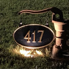 Montague Metal Products 1-Line Hanging Address Plaque & Reviews | Wayfair