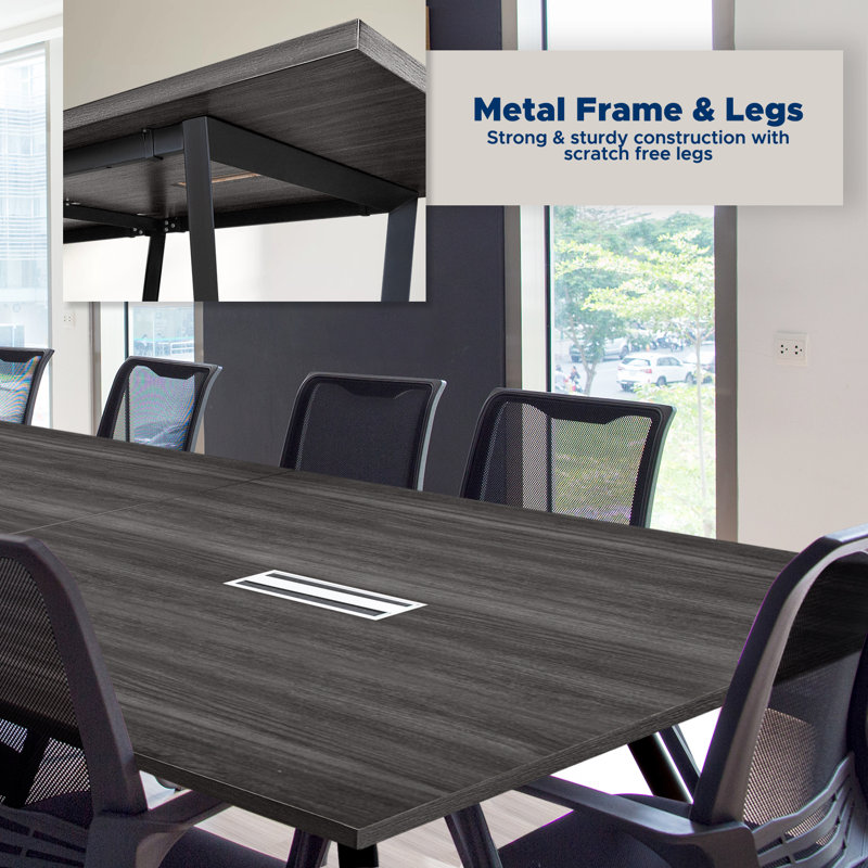 Inbox Zero Rectangular Table & Reviews | Wayfair