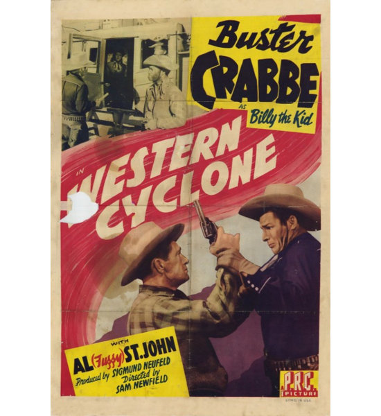 Posterazzi Pop Culture Graphics Western Cyclone Movie Poster - Unframed ...