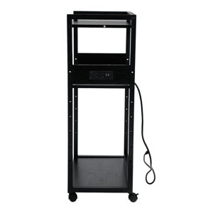TCMT 3-Tier Rolling Printer Stand Storage Rack Shelf w/ USB and Power ...