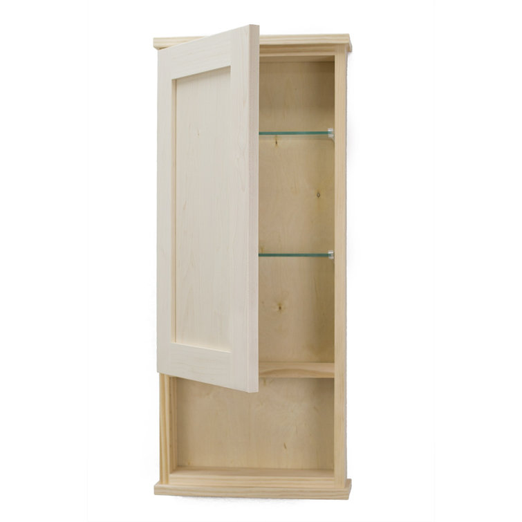 Timber Tree Cabinets Solid Wood Wall Bathroom Cabinet | Wayfair