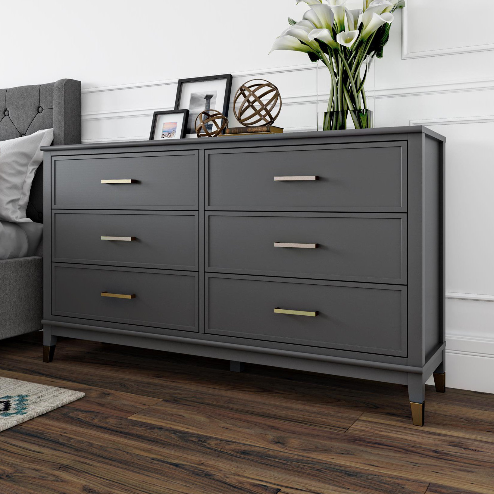 CosmoLiving by Cosmopolitan Westerleigh 6 - Drawer Dresser & Reviews ...