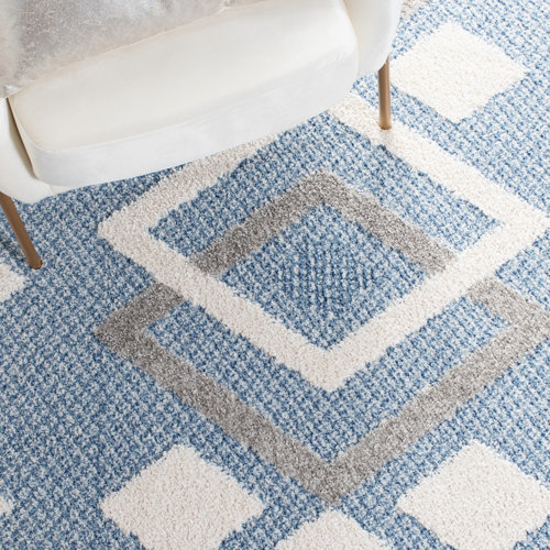 Union Rustic Sherwin Ivory/Light Blue Rug | Wayfair