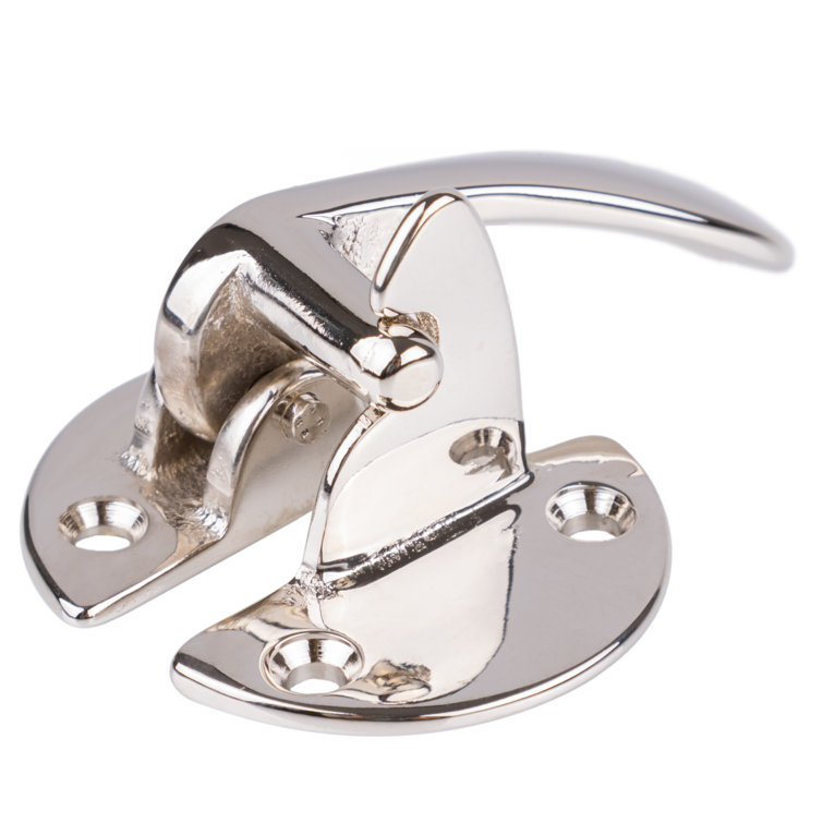 UNIQANTIQ HARDWARE SUPPLY Nickel Right Flush Cabinet or Cupboard Lever ...