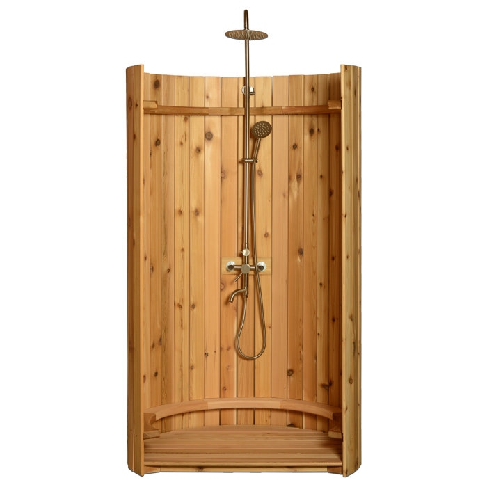 ALEKO 84" H Portable Freestanding Outdoor Shower | Wayfair