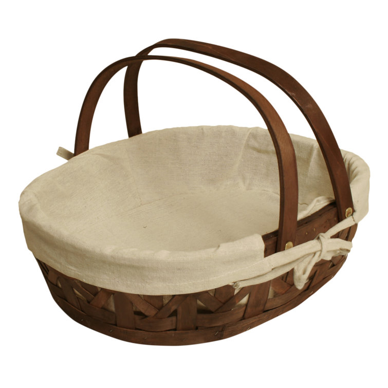 August Grove® Solid Wood Basket - Wayfair Canada