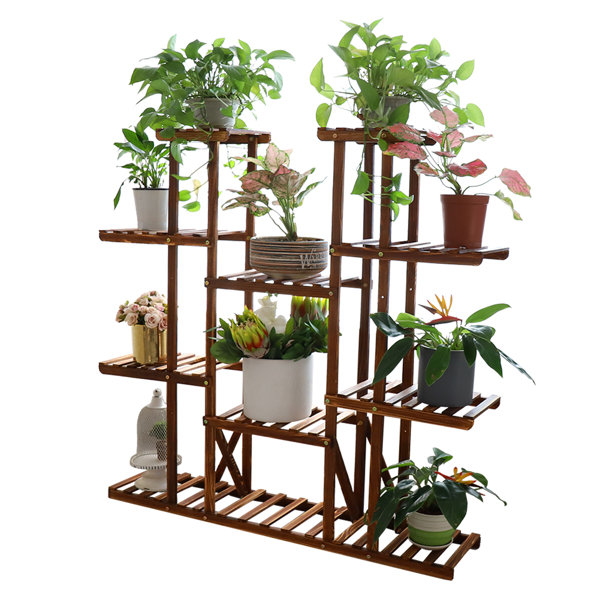 Lark Manor Wood Weather Resistant Plant Stand & Reviews | Wayfair
