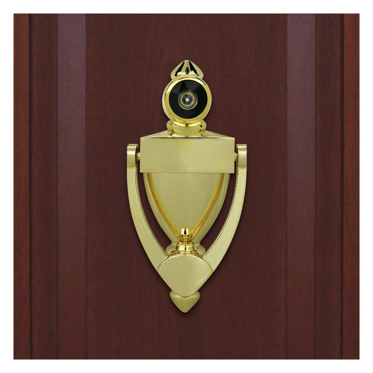 Nuk3y High Door Knocker W/220 Degree Viewer | Wayfair