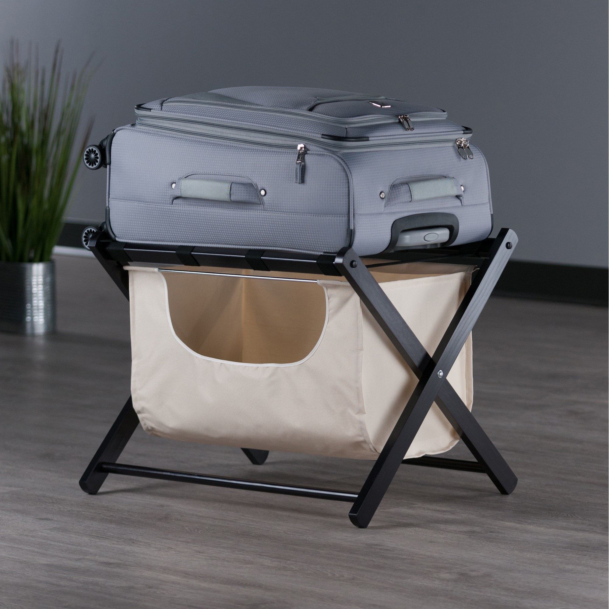 Winsome Folding Wood Luggage Rack & Reviews | Wayfair