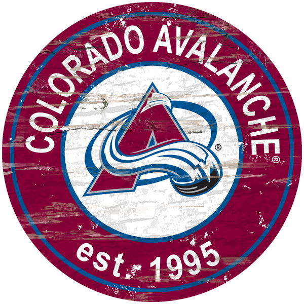 Fan Creations Colorado Avalanche Distressed Sign Wall Decor & Reviews ...