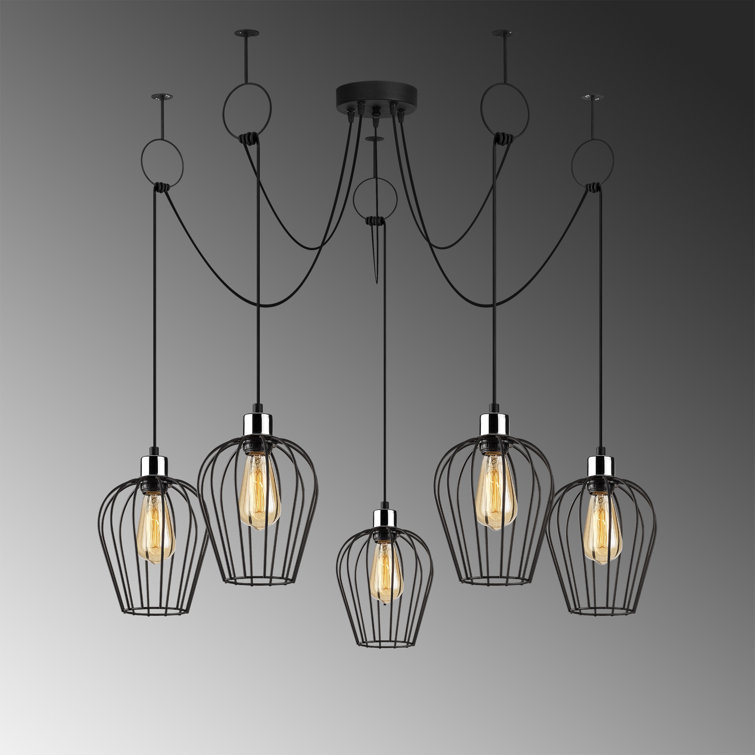 17 Stories 5 - Light Cluster Geometric Pendant | Wayfair