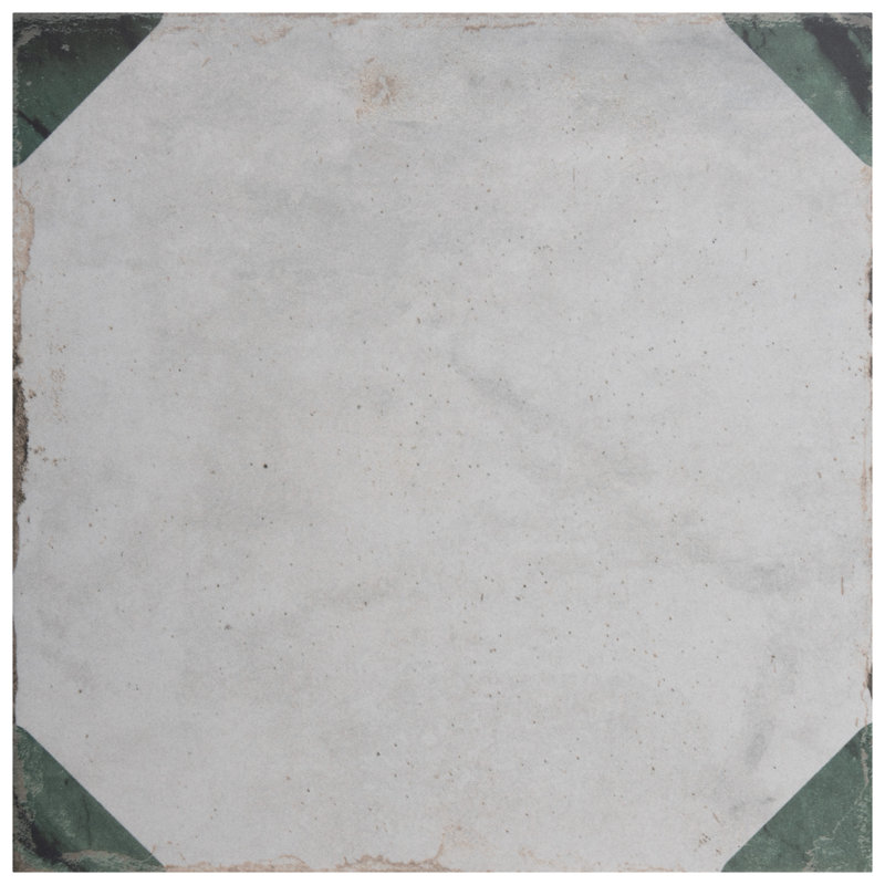 Merola Tile Renaissance Deco 8" x 8" Porcelain Vintage Wall & Floor ...
