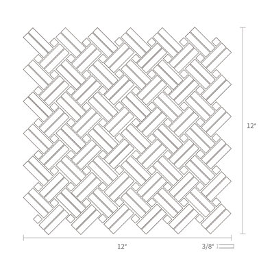 MatrixStoneUSA Knot Marble Mosaic Wall & Floor Tile & Reviews | Wayfair