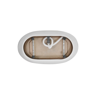 Ivy Bronx Ardis 54'' x 29'' Freestanding Soaking Acrylic Bathtub ...