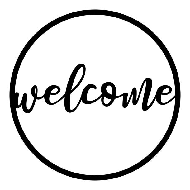 Gracie Oaks Nailwell Elegant Welcome Scroll Sign & Reviews | Wayfair