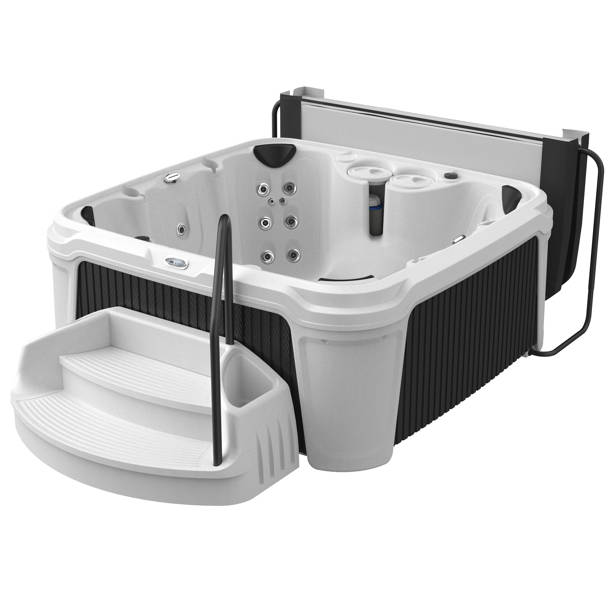 AquaRest Spas, powered by Jacuzzi® pumps Deluxe Storage Step & Reviews ...
