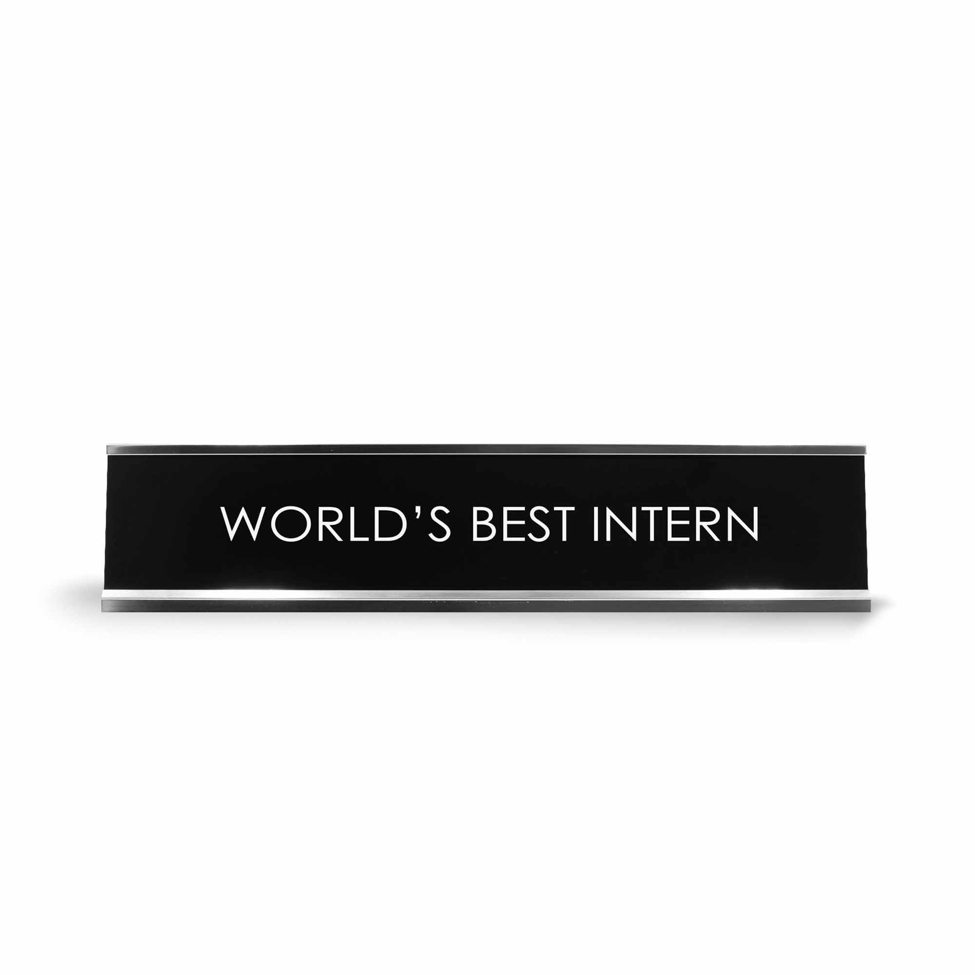 Designs ByLITA World's Best Intern Novelty Sign | Wayfair