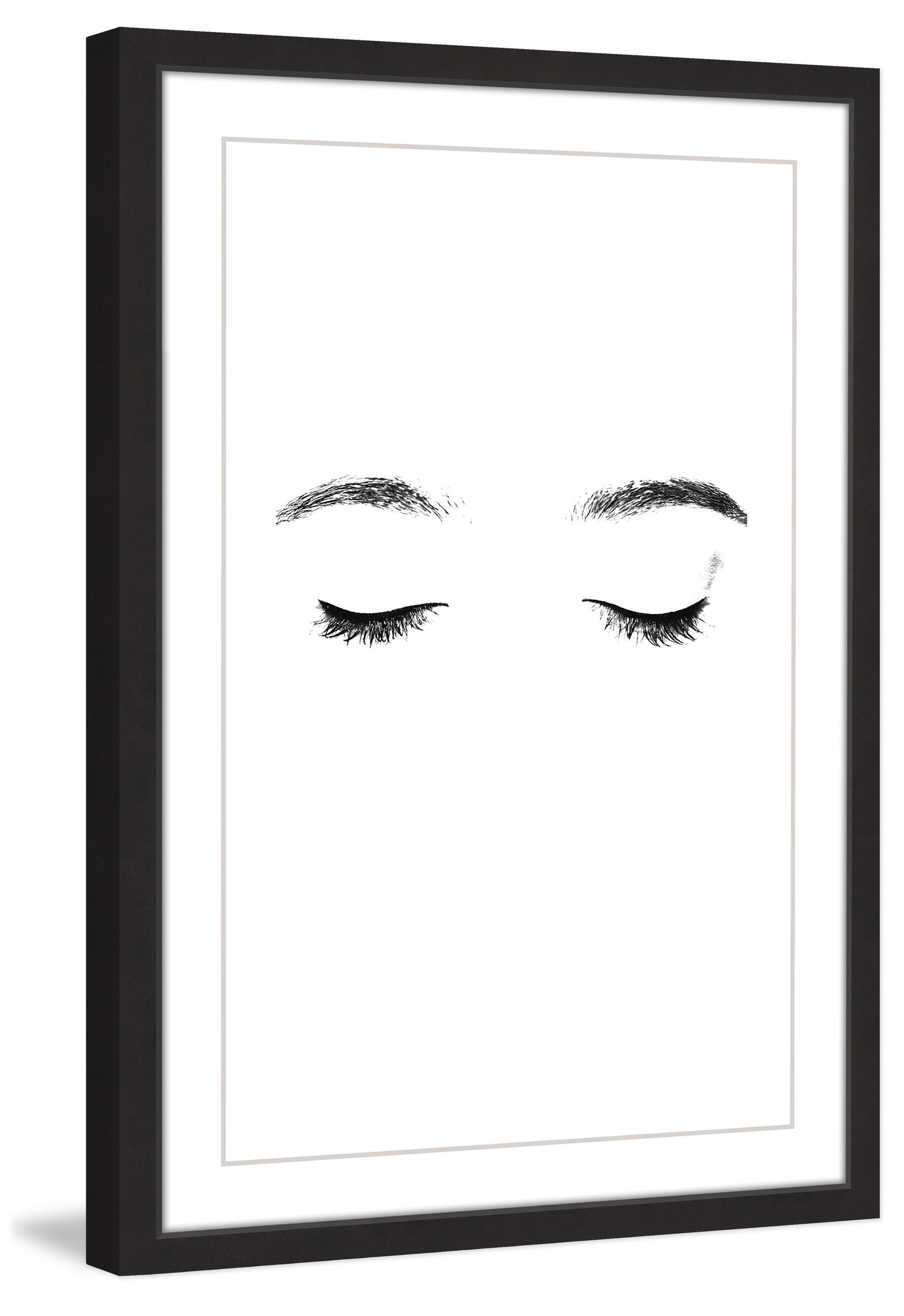 House of Hampton® Lashes And Brows by Katarina Snygg - Picture Frame ...