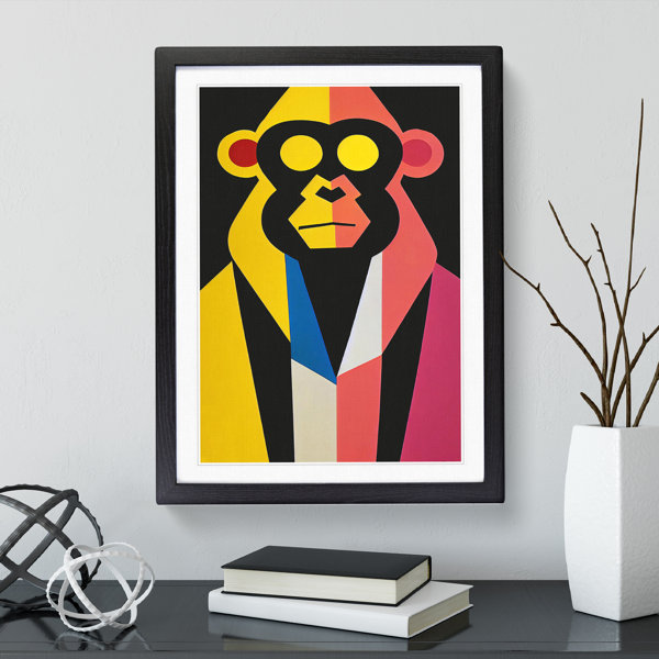 Maturi Abstract Monkey Art No.3 | Wayfair.co.uk