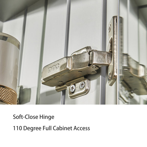 Latitude Run® Chrishaud 36'' W 26'' H Recessed Frameless Medicine ...