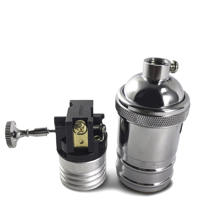 emark Vintage Solid Brass Light Socket Lamp Base | Wayfair