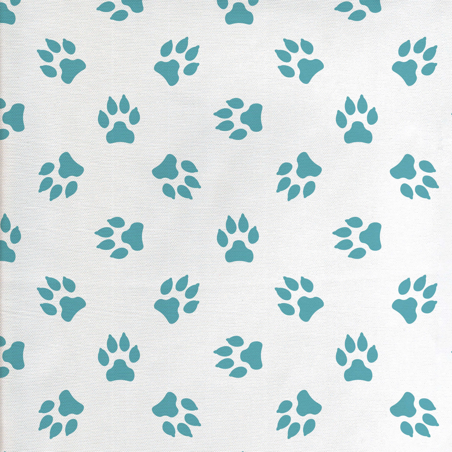 East Urban Home Paw Print Fabric | Wayfair
